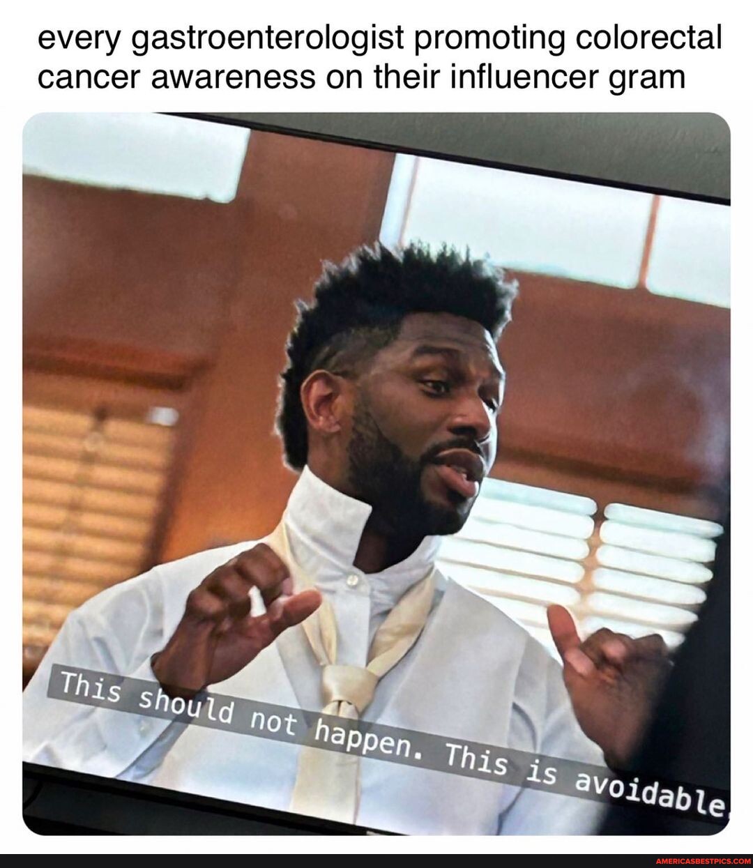 Doctor butts and guts says, “With screening — the process of detecting ...