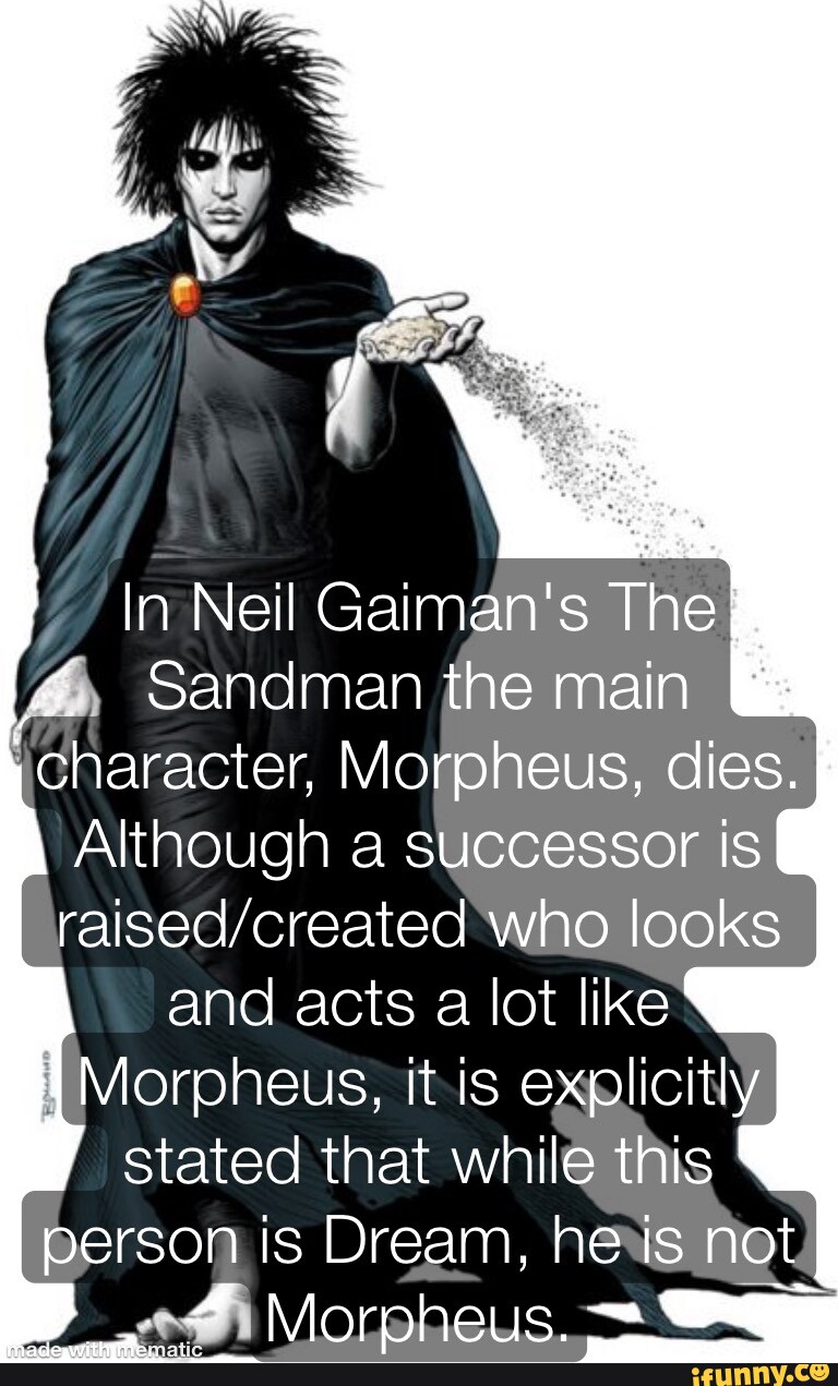 Sandman memes. Best Collection of funny Sandman pictures on iFunny