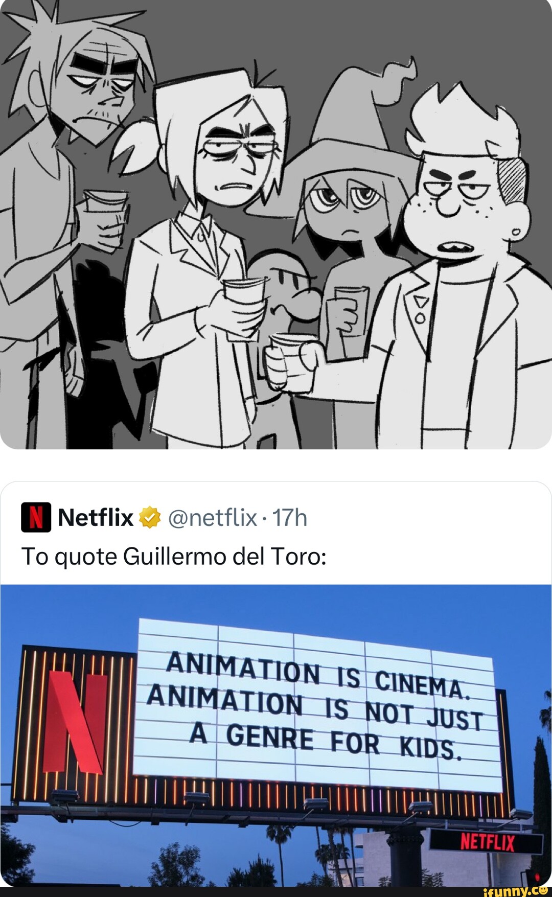 Netflix @netflix- To quote Guillermo del Toro: ANIMATION CINE ANIMATION ...