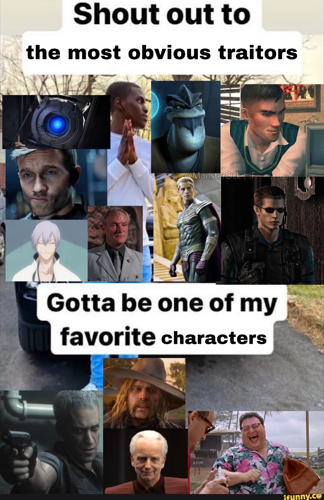 Shout out to the most obvious traitors Gotta be one of favorite ...