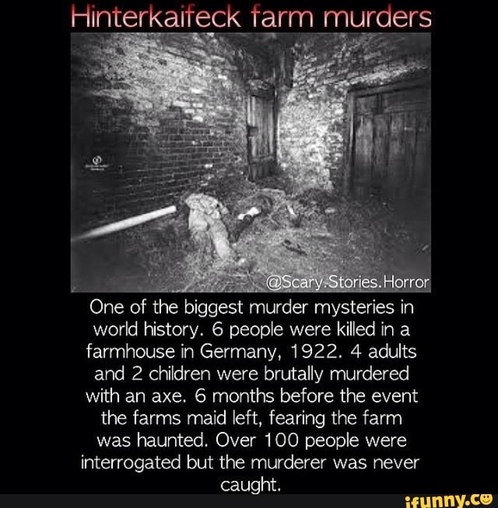 One of the biggest murder mysteries in world history. 6 people were ...
