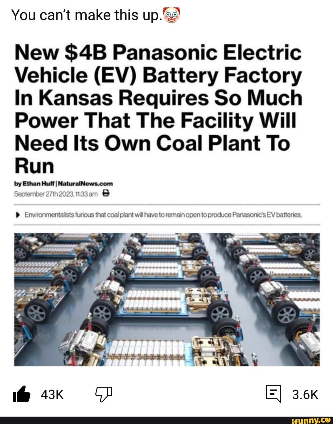 You can't make this up.& New Panasonic Electric Vehicle (EV) Battery ...