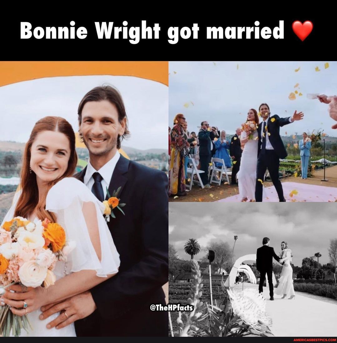 Bonnie Wright got married @TheHPfacts - America’s best pics and videos