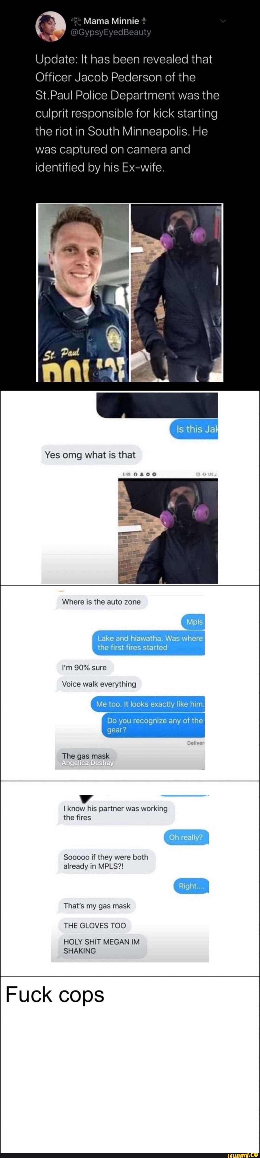 E Update: It has been revealed that Officer Jacob Pederson of the St ...