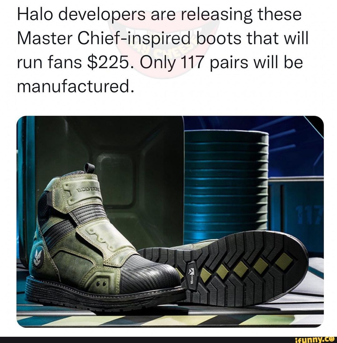Halo developers are releasing these Master Chief-inspired boots that ...