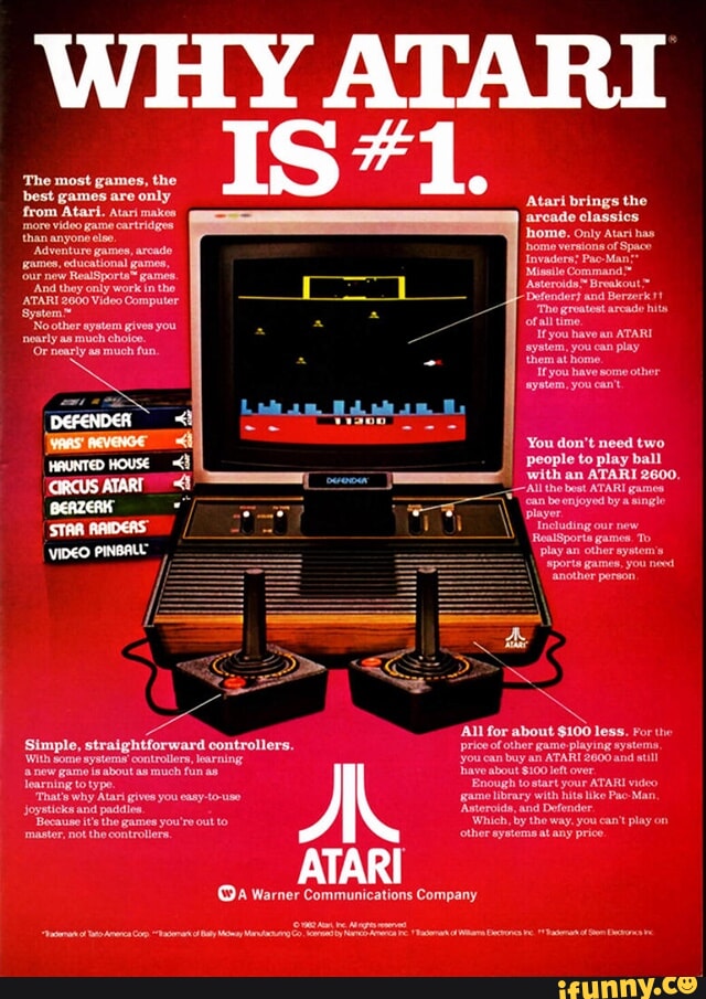 WHY ATARI from Atari. Atari S #4, Atari brings the from Atari. Atari ...