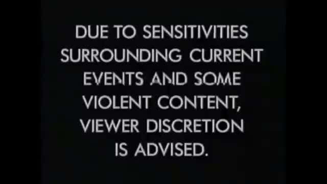 DUE TO SENSITIVITIES SURROUNDING CURRENT EVENTS AND SOME VIOLENT ...