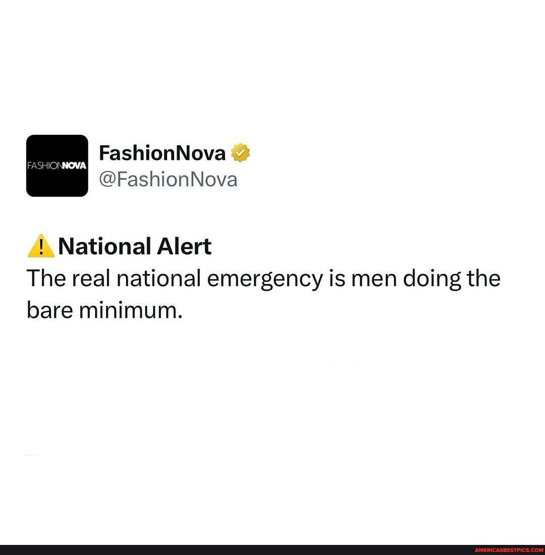 🚨 National Emergency alert from @FashionNova 🚨 FashionNovaPartner ...