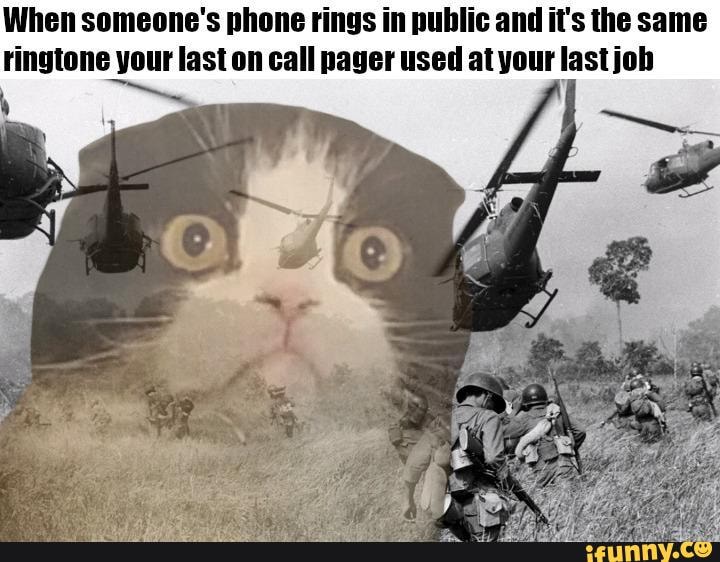 When someone's phone rings in public and it's the same ringtone your ...