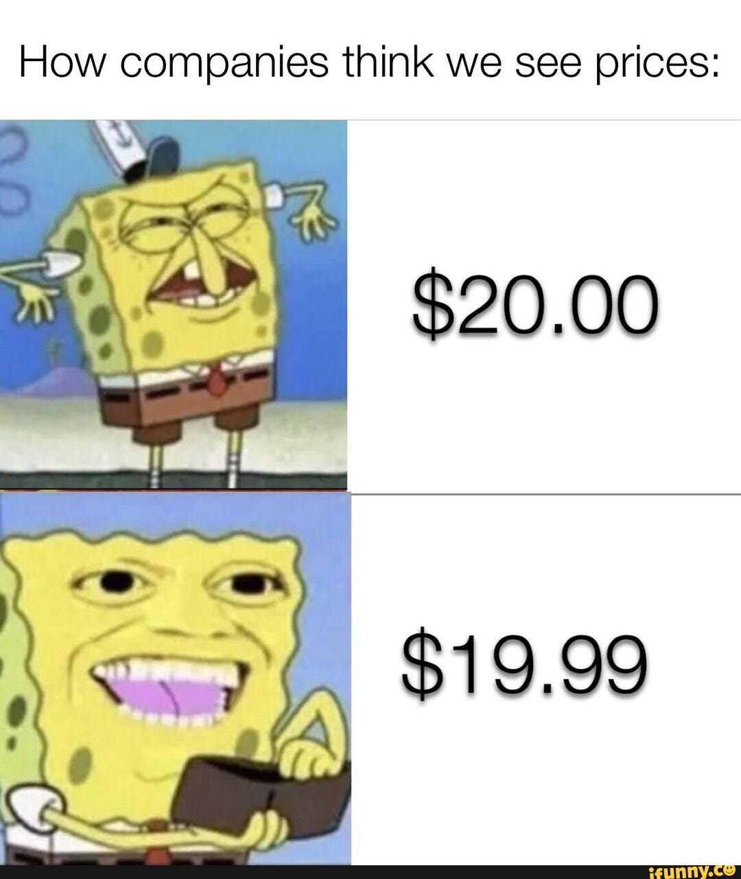 How companies think we see prices: - iFunny