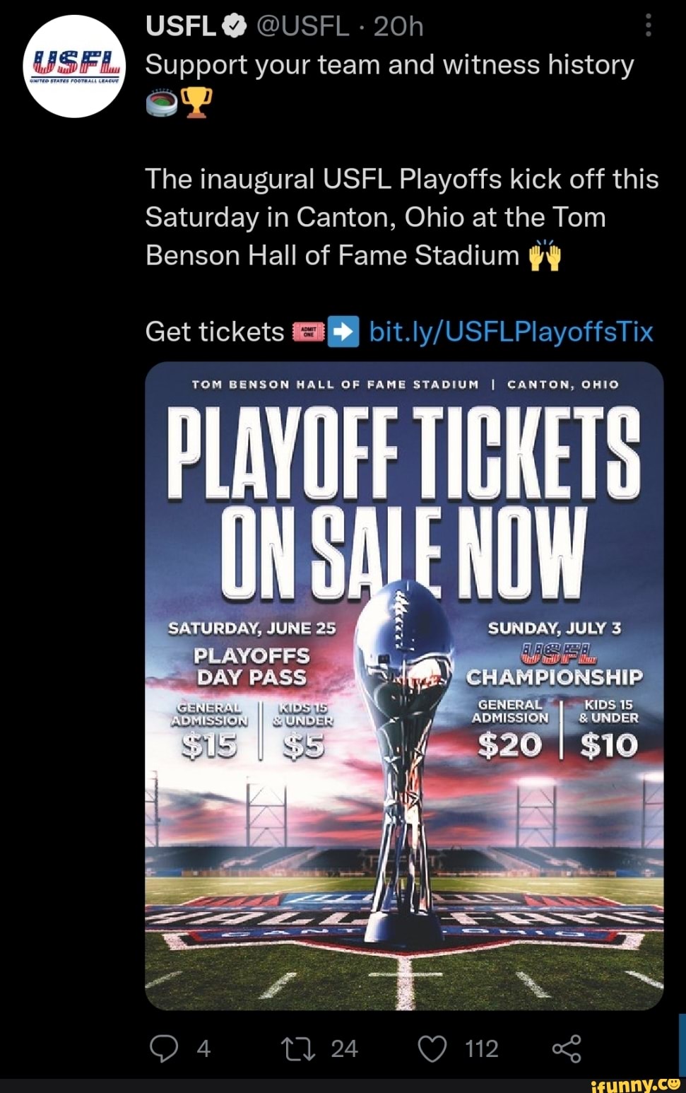 @USFL - Support your team and witness history The inaugural USFL ...