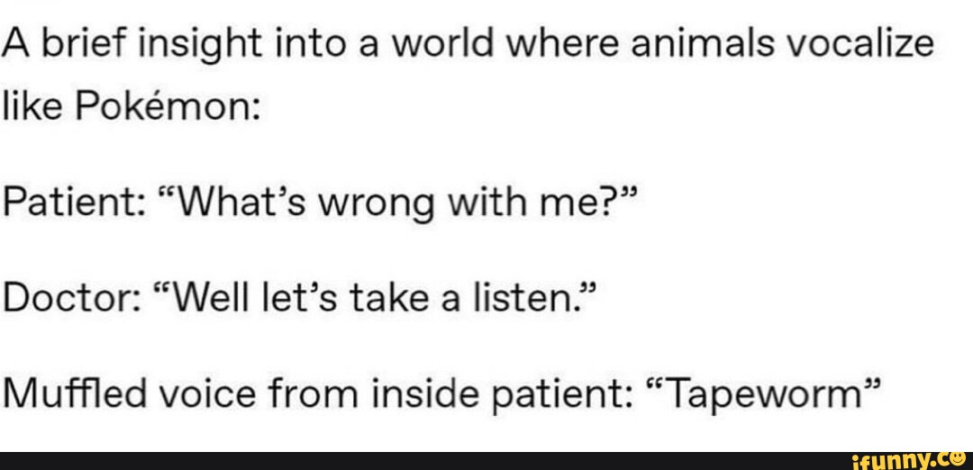 Tapeworm memes. Best Collection of funny Tapeworm pictures on iFunny