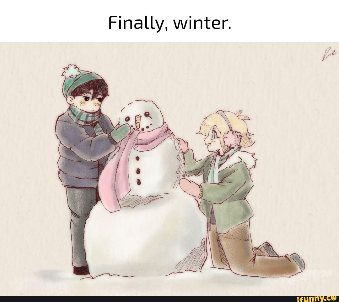 Finally, winter. - iFunny