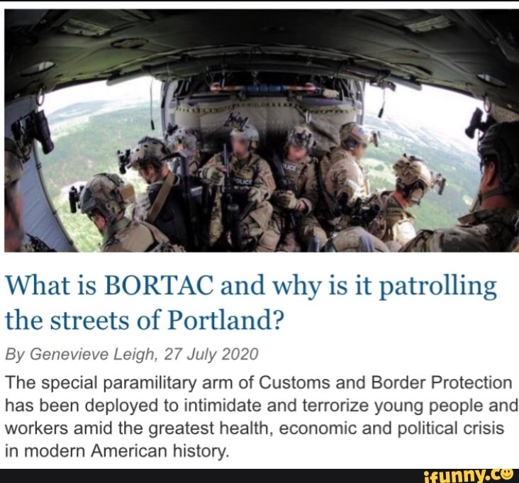 What is BORTAC and why is it patrolling the streets of Portland? By ...