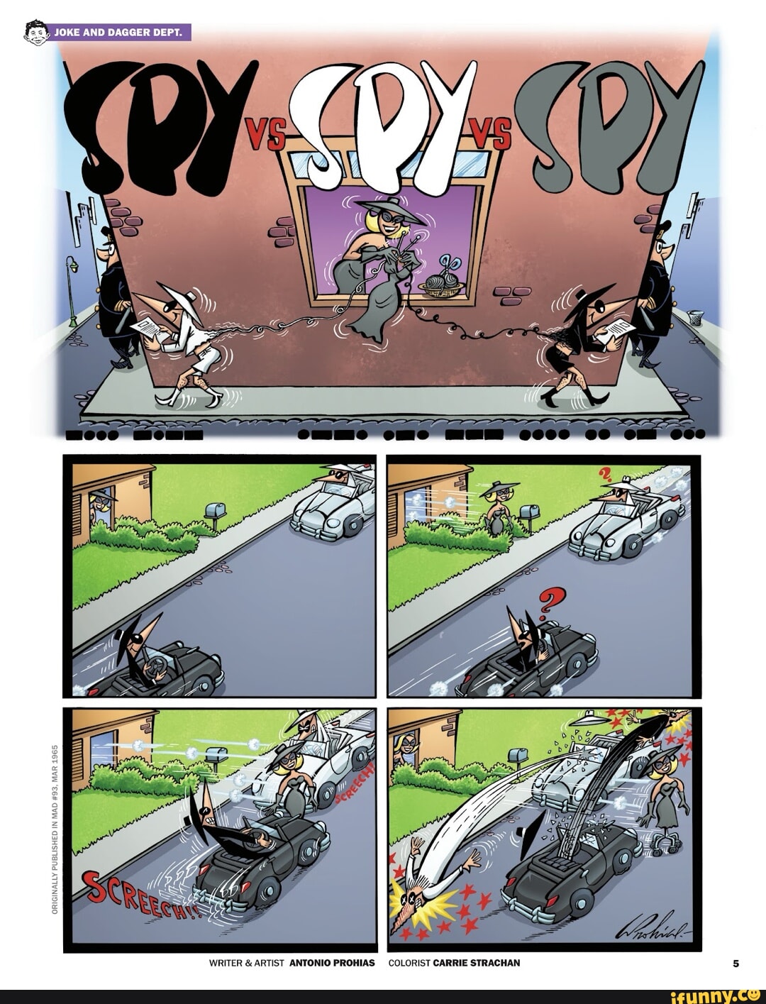 JOKE AND DAGGER DEPT. WRITER & ARTIST ANTONIO PROHIAS COLORIST CARRIE ...