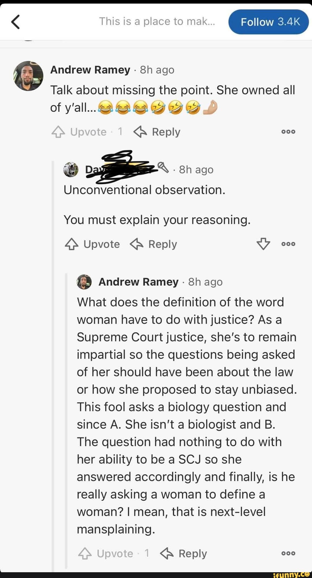 Poor Dave hasn’t even tried to respond..? - This is a place to mak ...