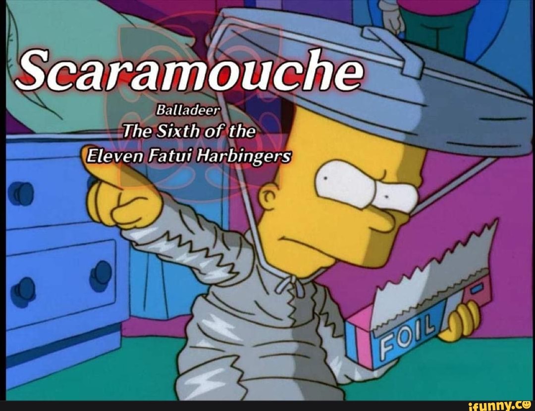 Scaramouche the bloven batut Harbingers - iFunny