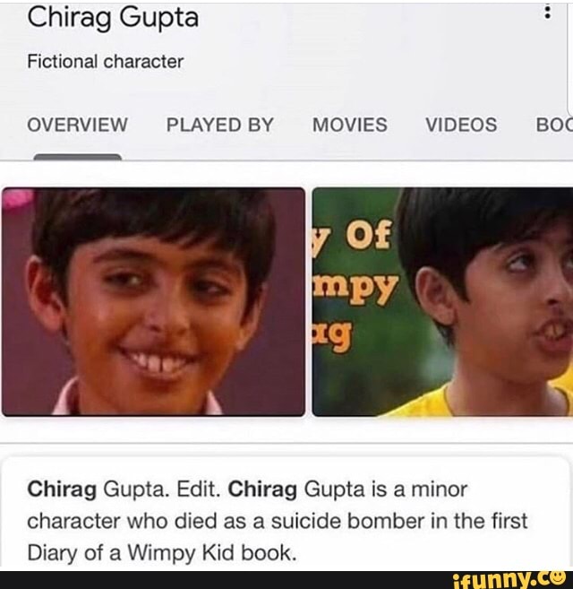 Chirag Gupta Fictional character OVERVIEW PLAYED BY MOVIES VIDEOS BOC ...
