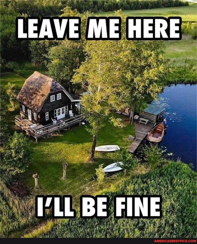 LEAVE ME HERE I'LL BE FINE - America’s best pics and videos