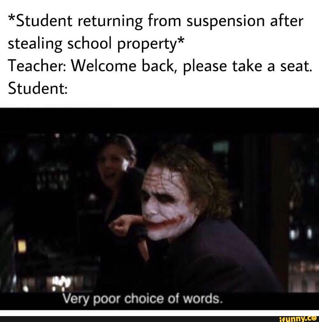 School Suspension Memes