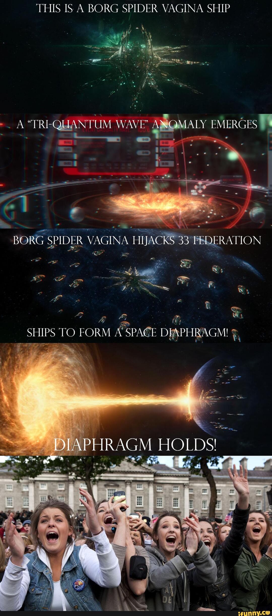 THIS IS BORG SPIDER VAGINA SHIP "TREQUANTUM WAVE' ANOMALY EMERGES - cH ...