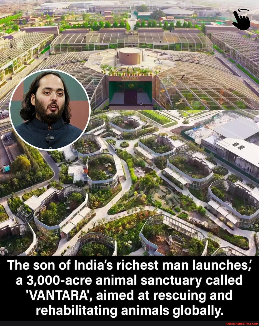 Vantara led by Anant Ambani son of Indian billionaire Mukesh Ambani is ...