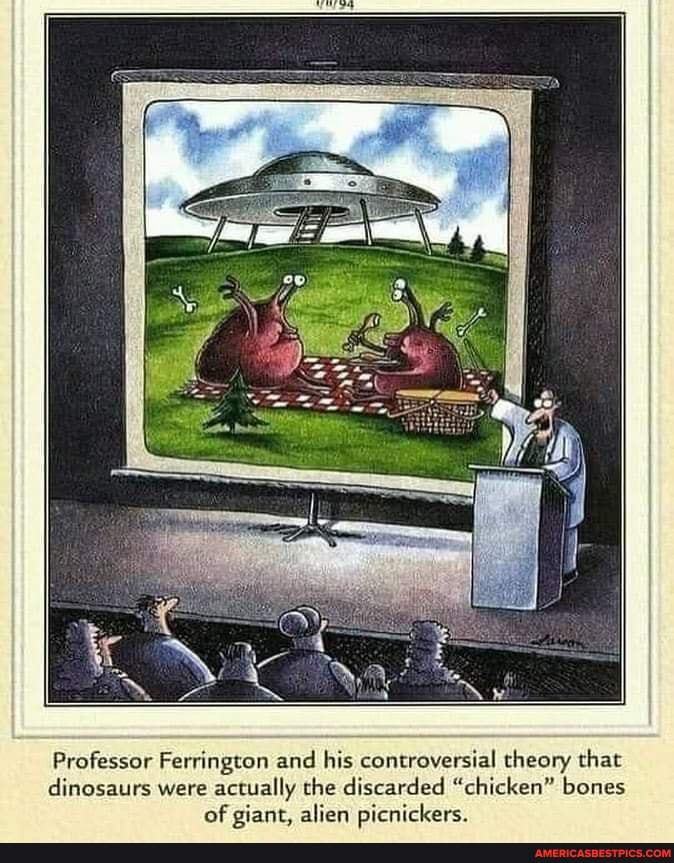 Professor Ferrington and his controversial theory that dinosaurs were ...