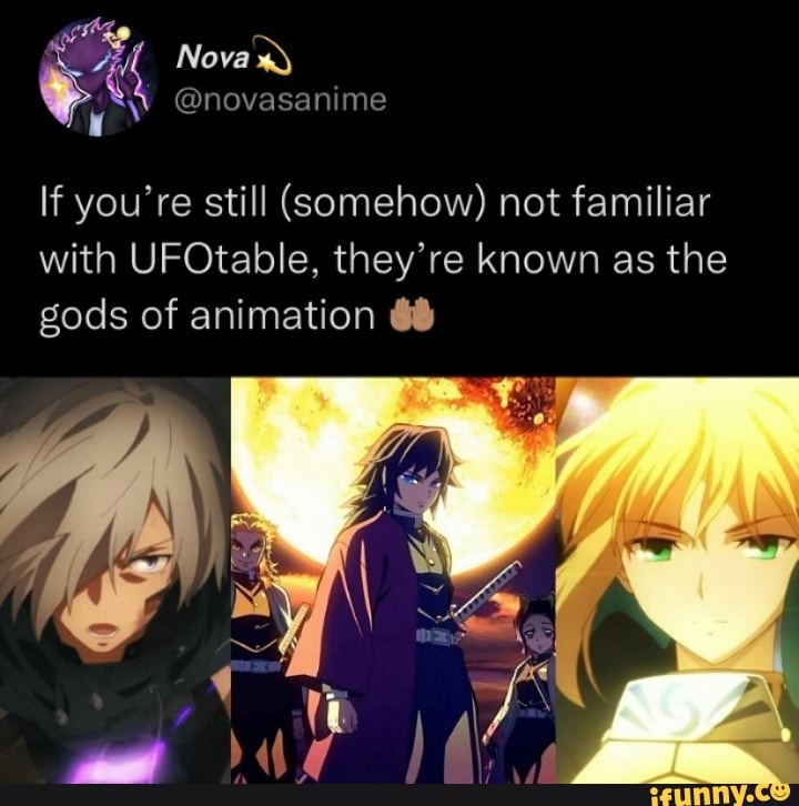 Ufotable memes. Best Collection of funny Ufotable pictures on iFunny