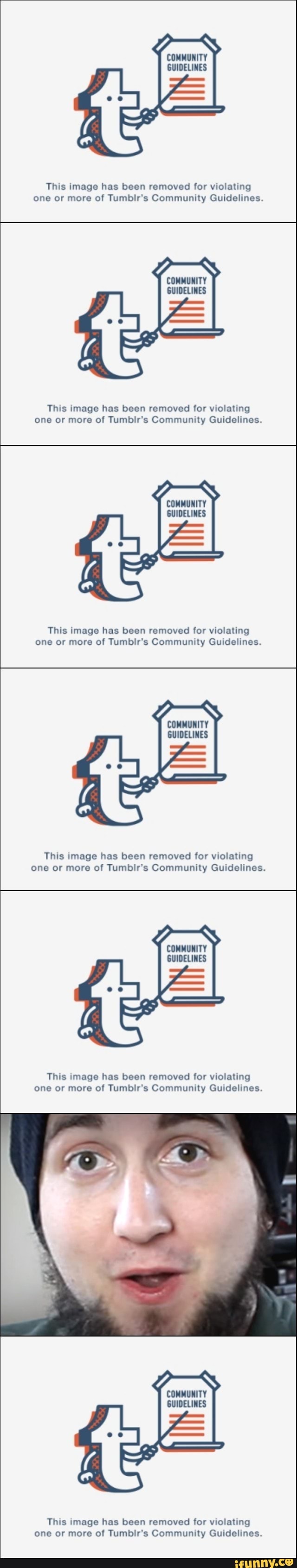 Thvs Image has been removed 'cr Vlolanng one or move ol Tumblr's ...