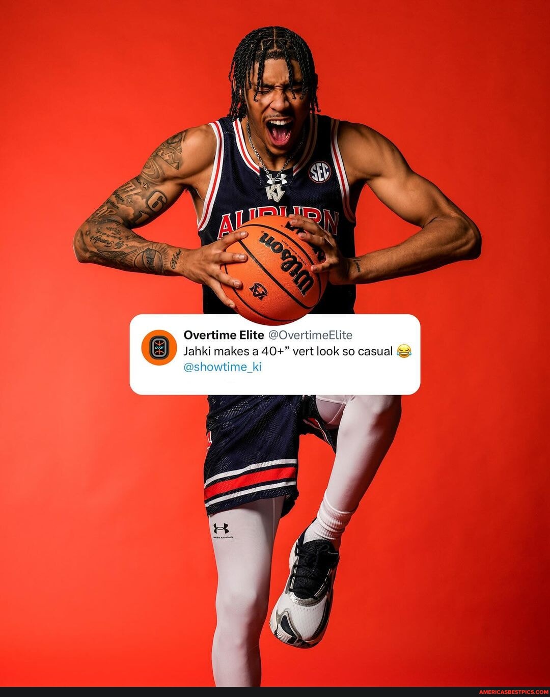 🫢 - Overtime Elite @OvertimeElite Jahki makes a 40+" vert look so ...