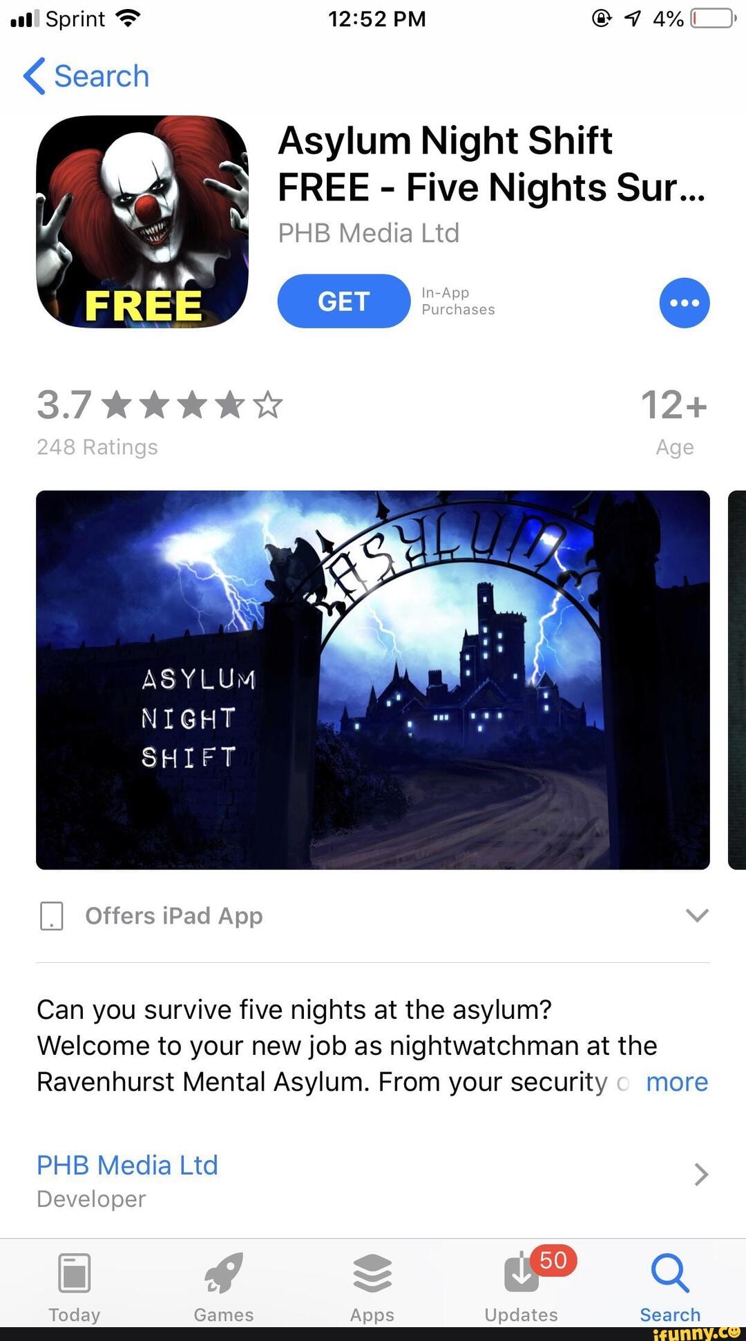 PM Search Asylum Night Shift FREE - Five Nights Sur... ASYLUM NIGHT ...