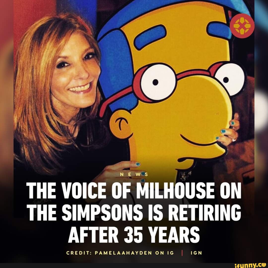 THE VOICE OF MILHOUSE ON THE SIMPSONS IS RETIRING AFTER 35 YEARS CREDIT: PAMELAAHAYDEN ONIG I ...