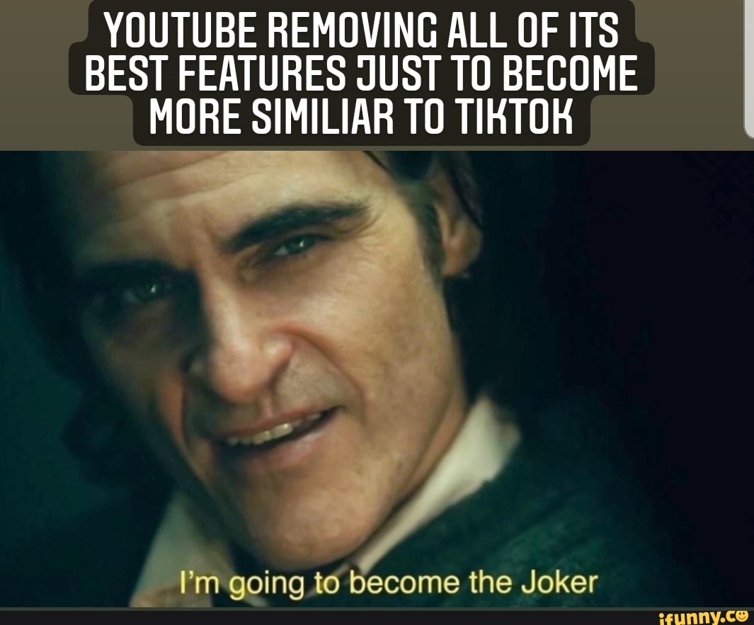 YOUTUBE REMOVING ALL OF ITS BEST FEATURES JUST TO BECOME MORE SIMILIAR ...