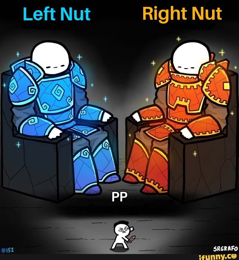 Left Nut Right Nut - iFunny