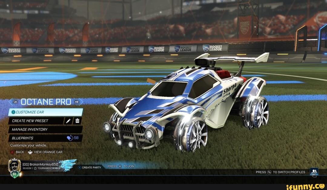 OCTANE PRO CREATE NEW PRESET MANAGE INVENTORY BLUEPRINTS Customize your ...