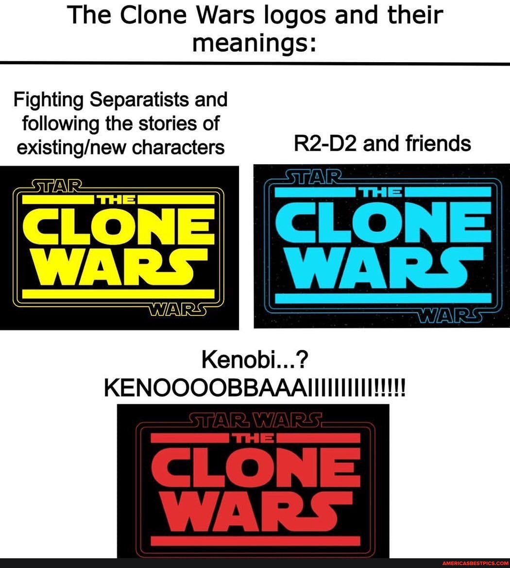The Clone Wars logos and their meanings: Fighting Separatists and ...