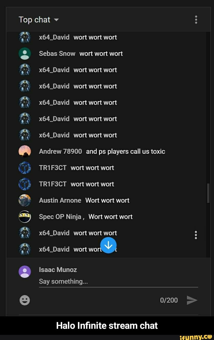 Top chat 3 23 "ert x64_David wort wort wort Sebas Snow wort wort wort ...