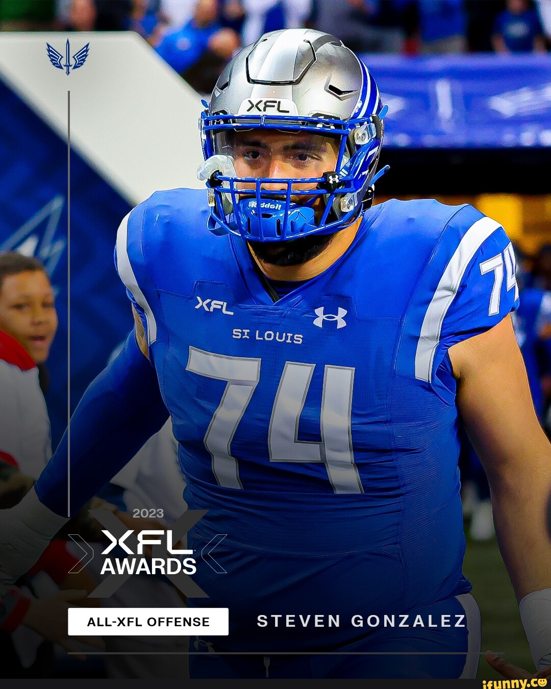 2023 AWARDS ALL-XFL OFFENSE STEVEN GONZALEZ - iFunny
