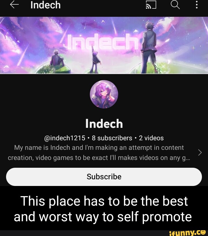 Indech al Indech @indech1215 8 subscribers 2 videos My name is Indech ...