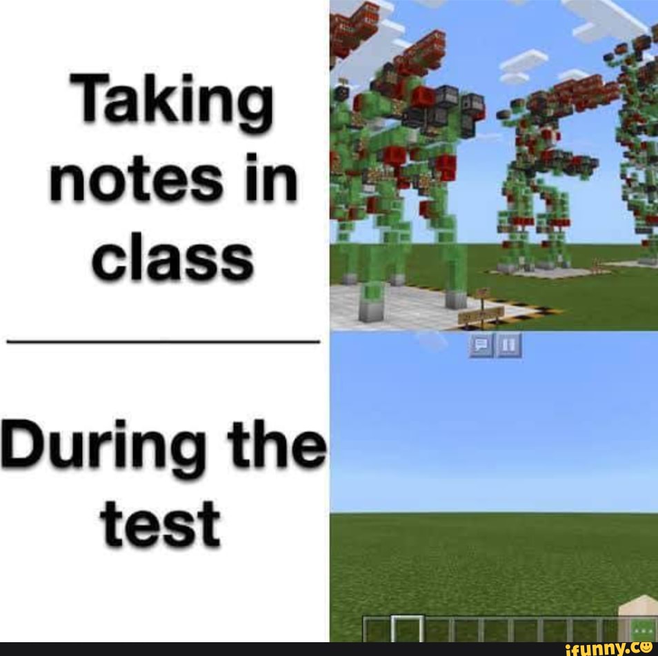Taking notes in class During the - iFunny