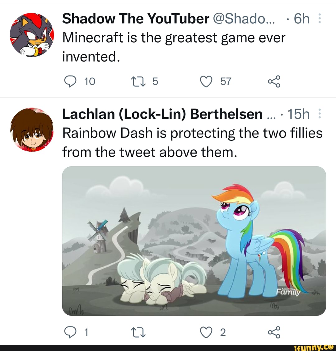 Shadow The YouTuber @Shado... - Minecraft is the greatest game ever ...