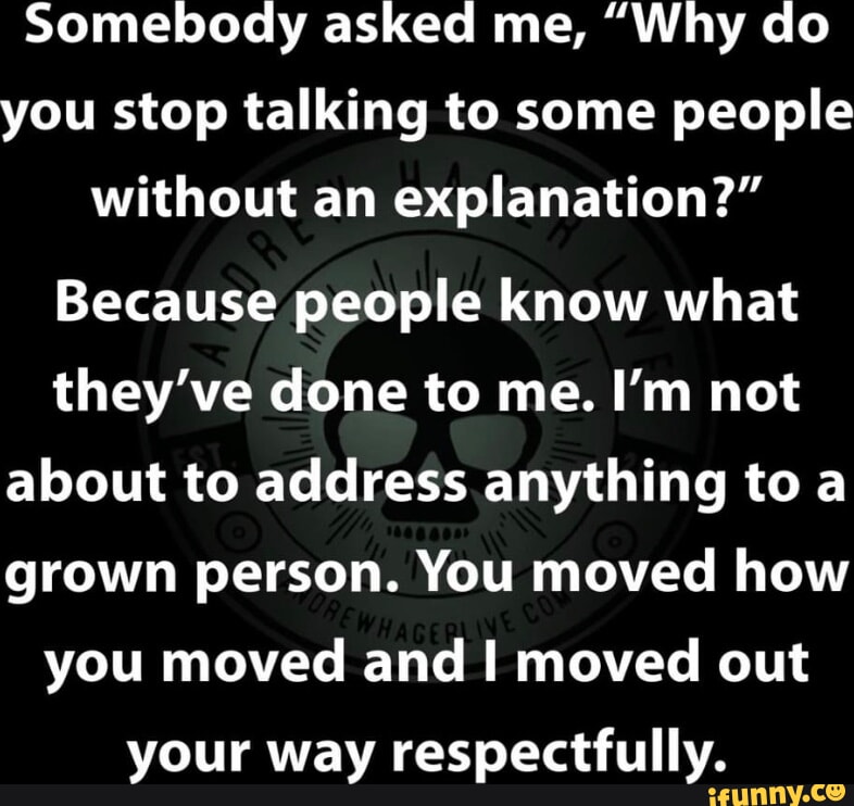 Stop Talking About