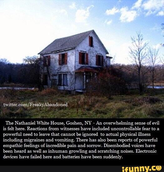 The Nathaniel White House, Goshen, NY - An overwhelming sense of evil ...