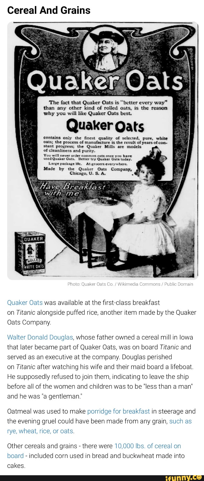 Oats memes. Best Collection of funny Oats pictures on iFunny