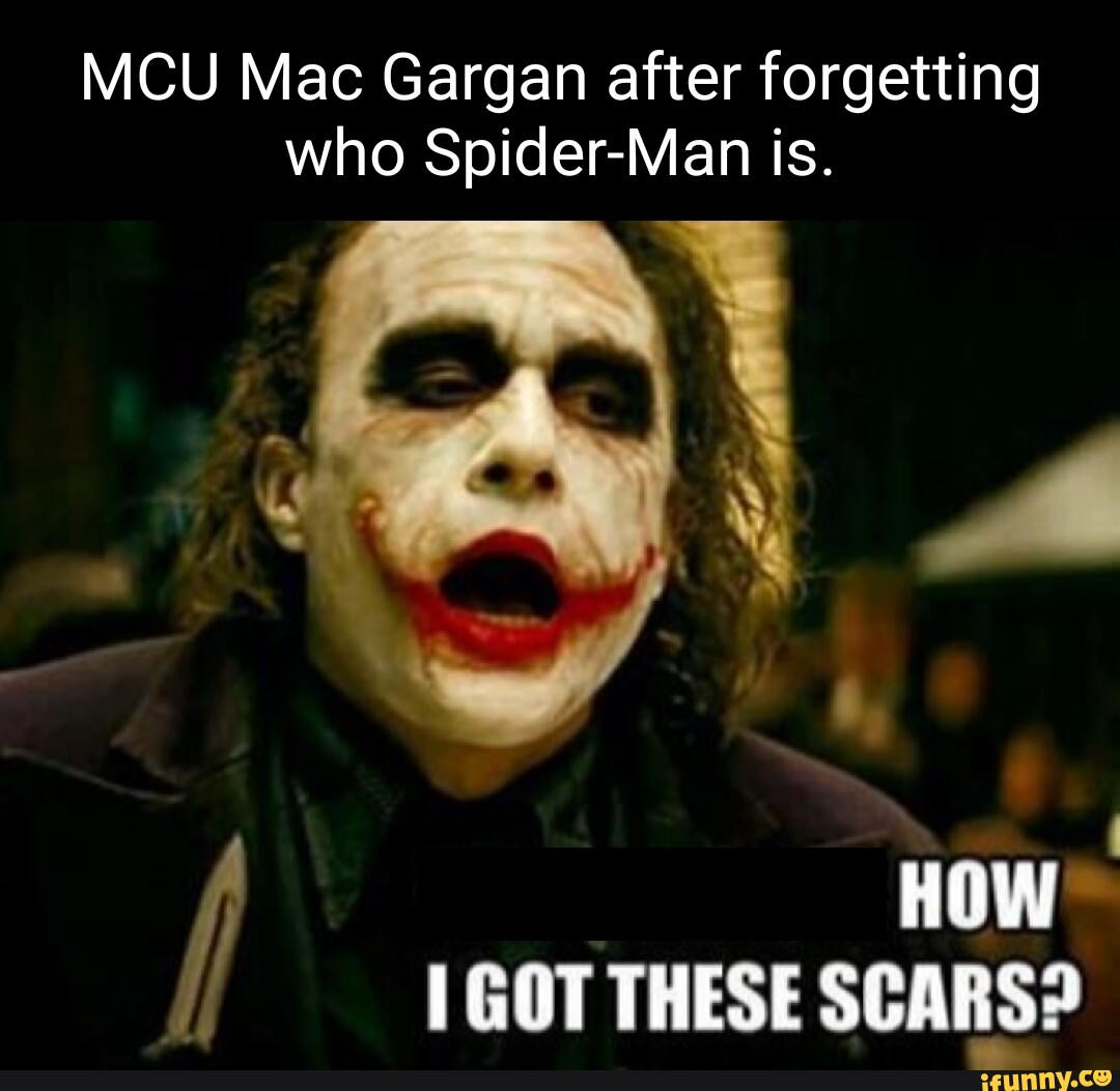 MCU Mac Gargan after forgetting who Spider-Man is. f HOW GOT THESE ...