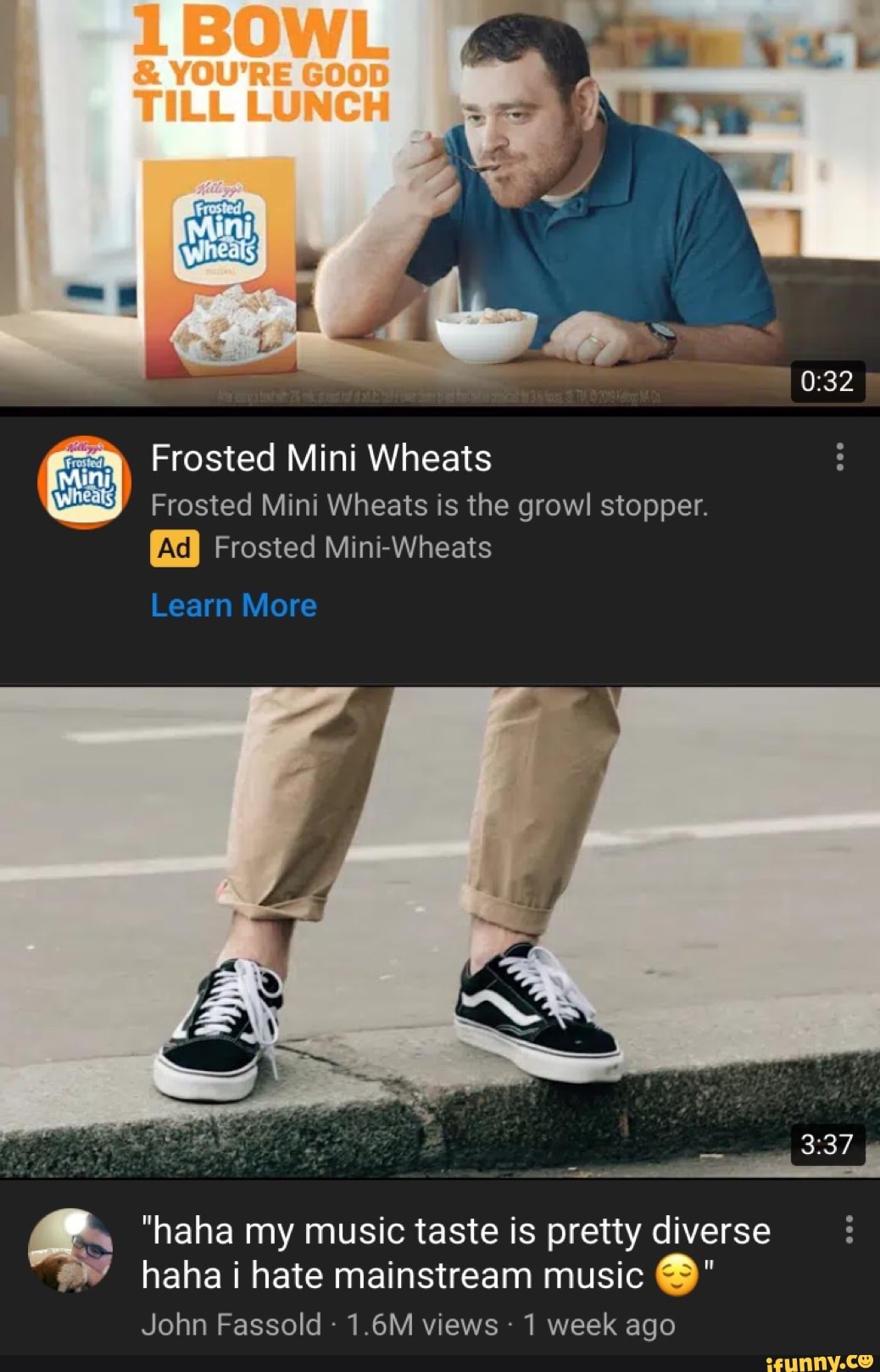 Frosted Mini Wheats __ Frosted Mini Wheats is the growl stopper ...