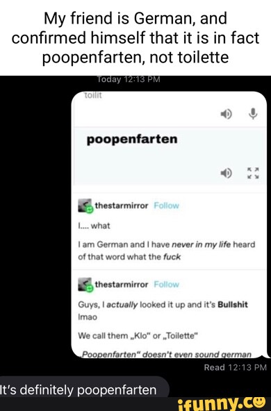 My friend is German, and confirmed himself that it is in fact ...