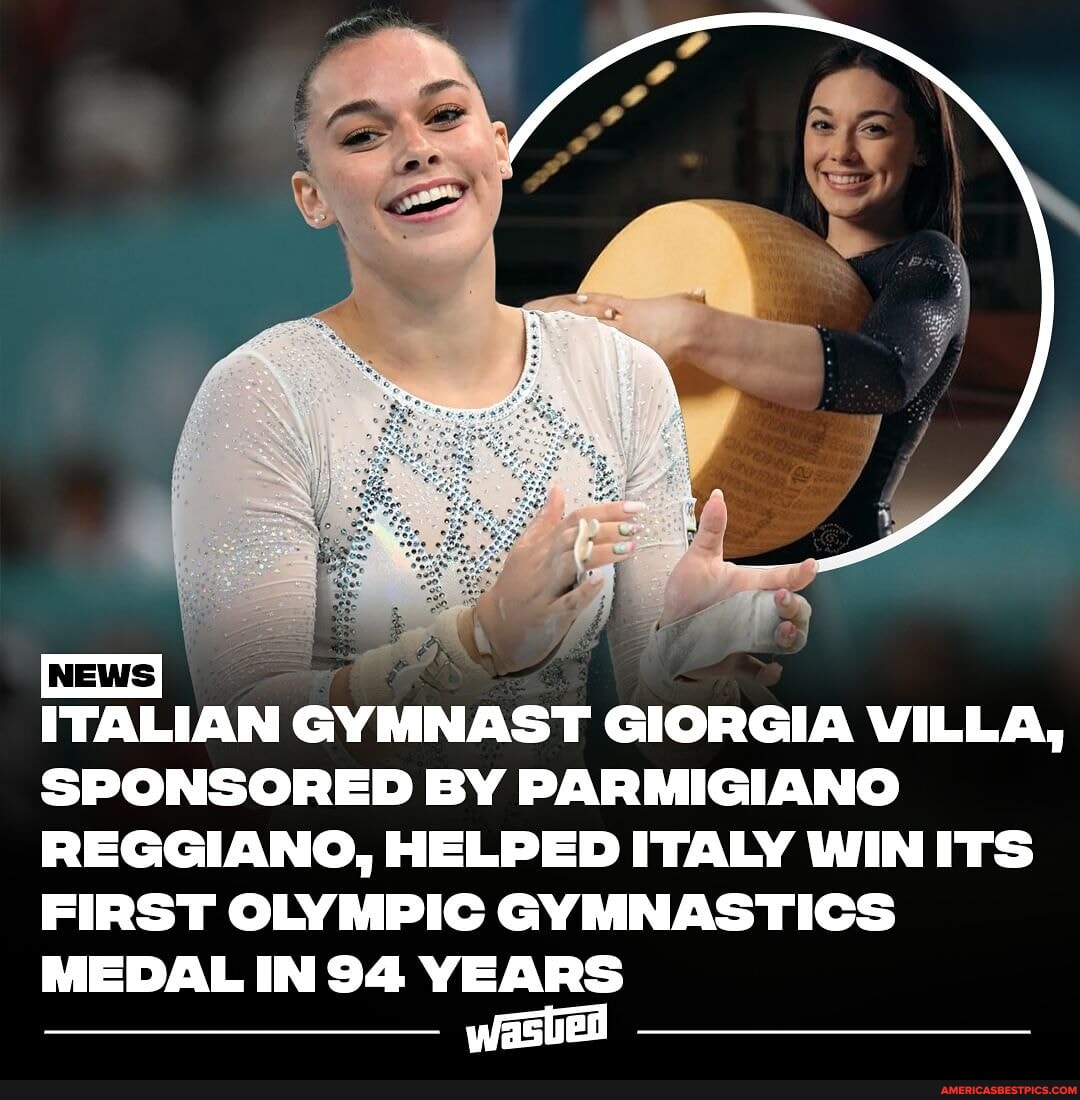 Italian gymnast Giorgia Villa overcame injuries to compete in the Paris ...