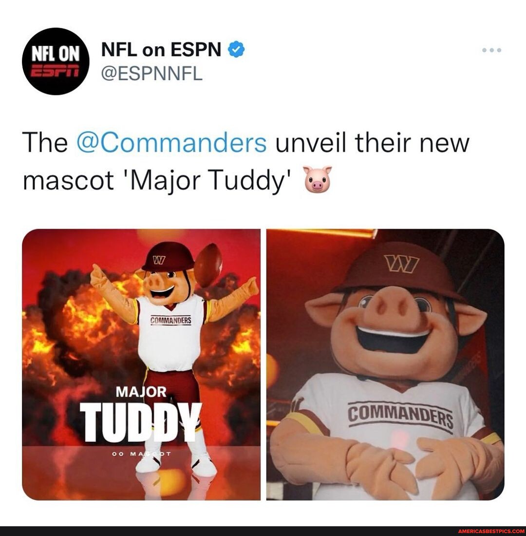 Are you feeling the new mascot? - The @Commanders unveil their new ...