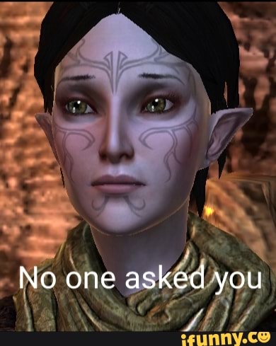 No one asked you - iFunny